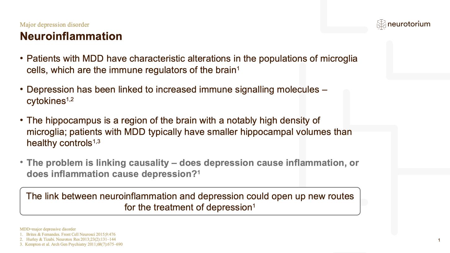 Major Depressive Disorder - Neurobiology and Aetiology - Neurotorium